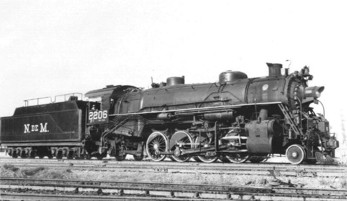 2-8-2 Steam Locomotives in Mexico